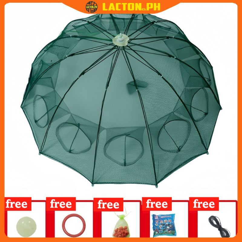Fishing Net Portable Trap Fish Tra Type Nylon Crab Shrimp Net Cast Net ...