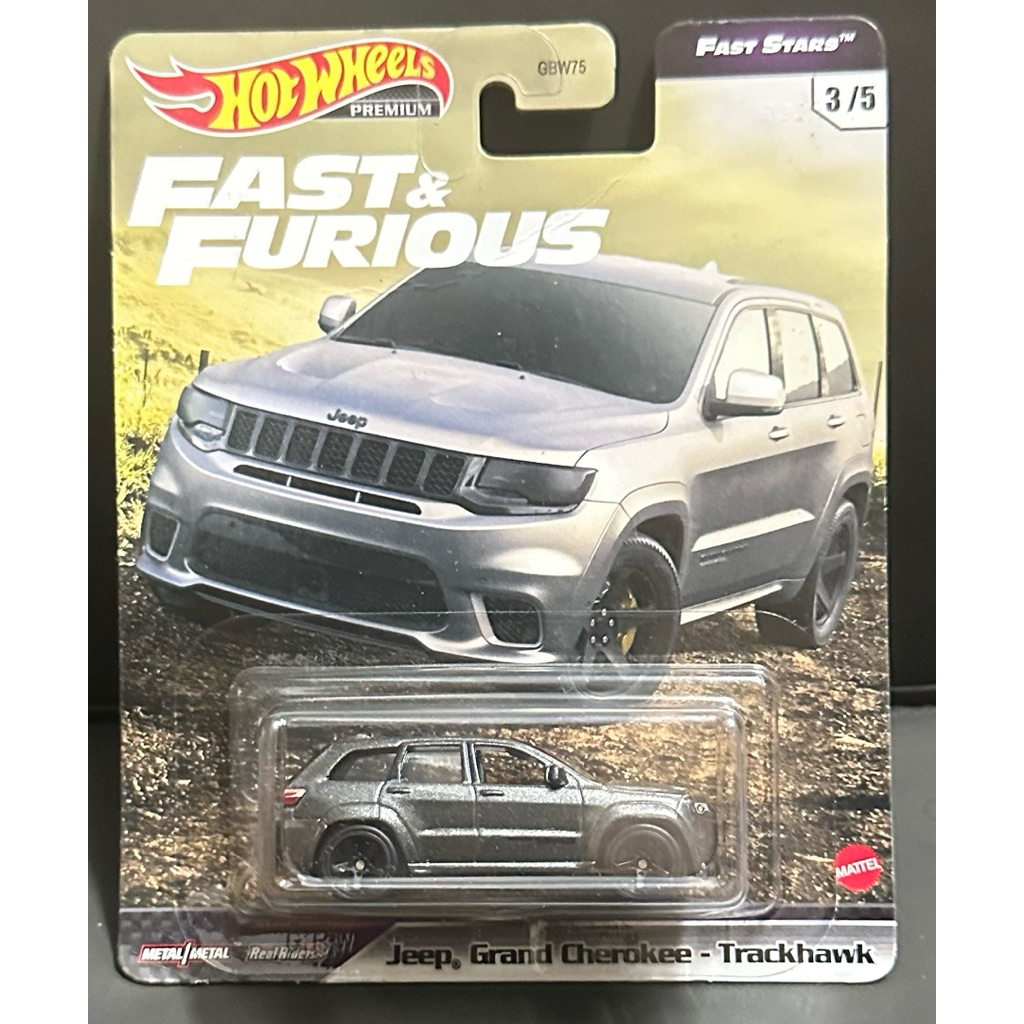 Hot Wheels Fast & Furious Fasr Stars Jeep, Grand Cherokee - Trackhawk ...