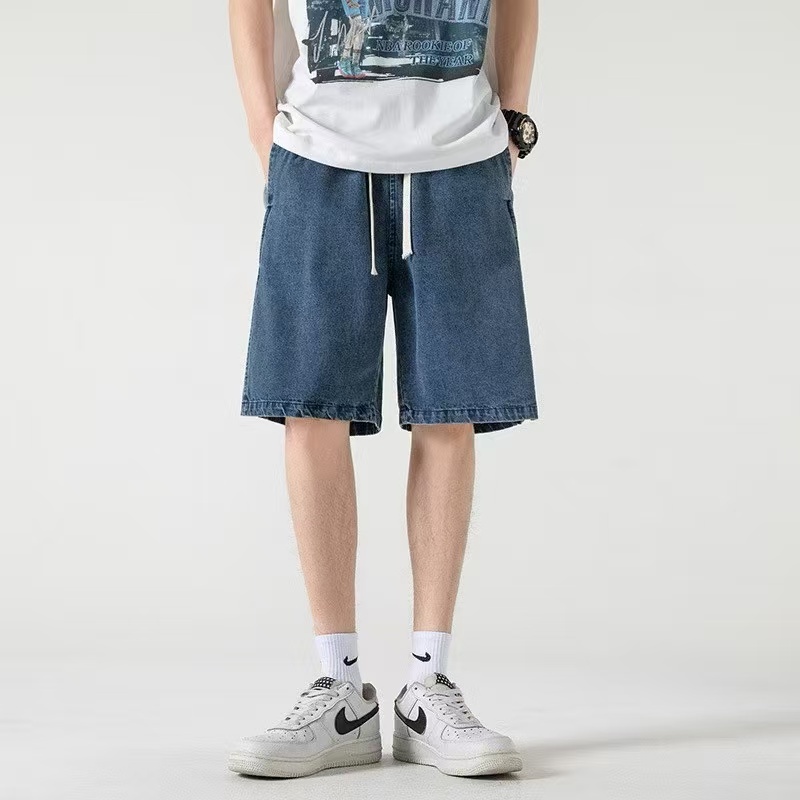 Garter Waist Baggy Denim Jhorts | Shopee Philippines