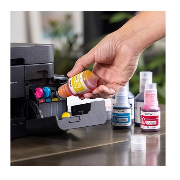 Brother BTD100BK & BTD100C, BTD100Y, BTD100M Genuine Ink Bottle ...