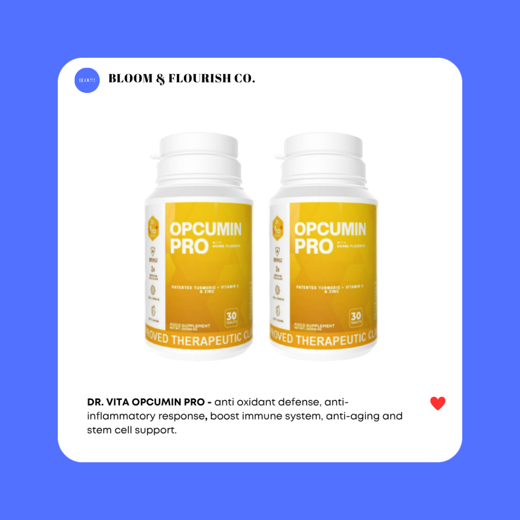 Dr. Vita Opcumin Pro with Horse Placenta |Turmeric + Vitamin C & Zinc ...