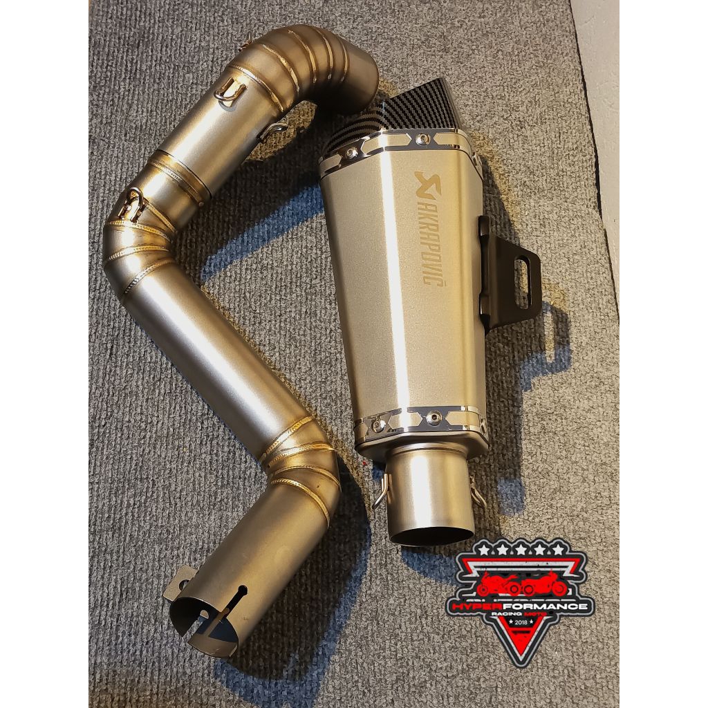 AKRAPOVIC FULL SYSTEM | KTM DUKE 200 / RC200 Akrapovic Muffler exhaust ...