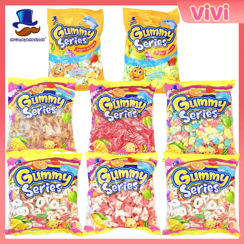 500-550pcs/ 2.5kg Gummy candy/Juice Gummies/ gummies/soft candy/Various ...