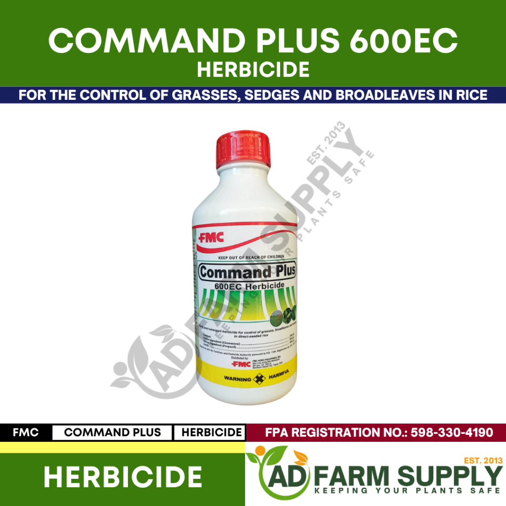FMC Command Plus 600EC Herbicide - 1 Liter | Shopee Philippines