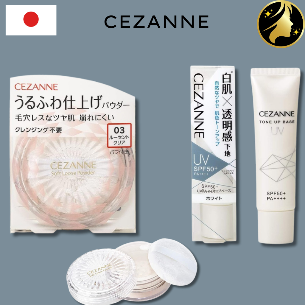 Cezanne Set Urufuwa Finishing Powder 03 Lucent Clear 5g Loose Powder ...