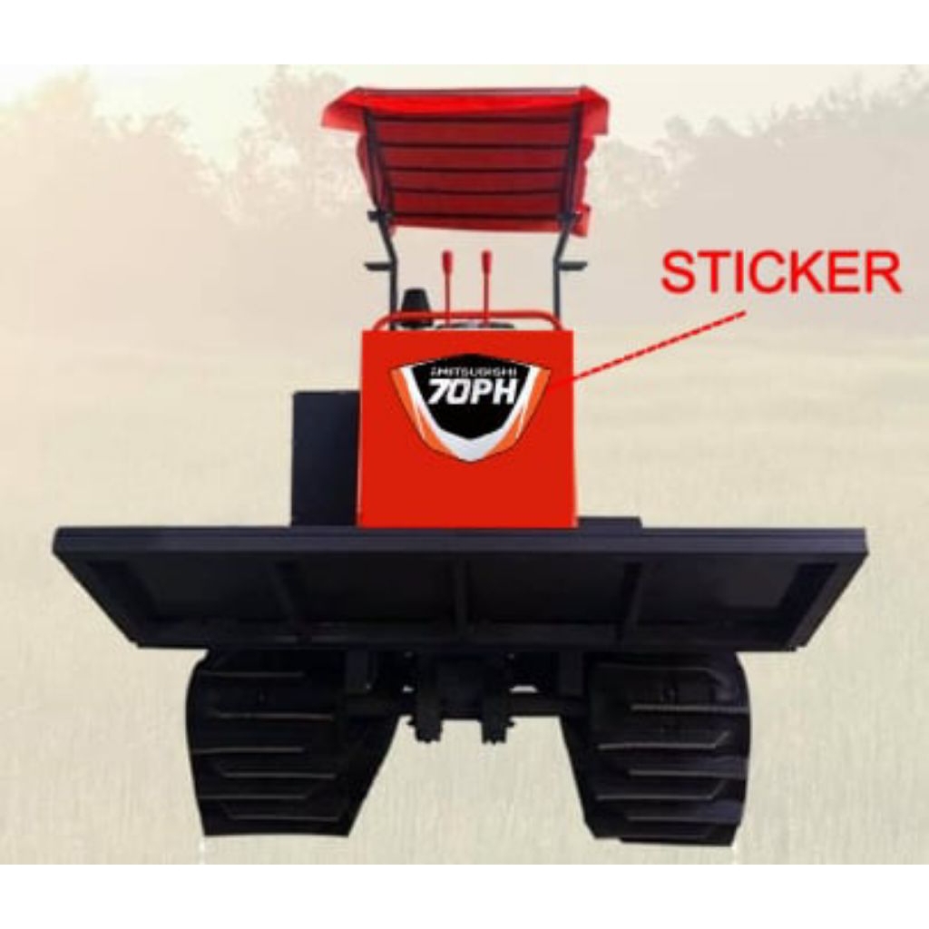 hauler dc70 combine harvester sticker printable laminated glossy ...