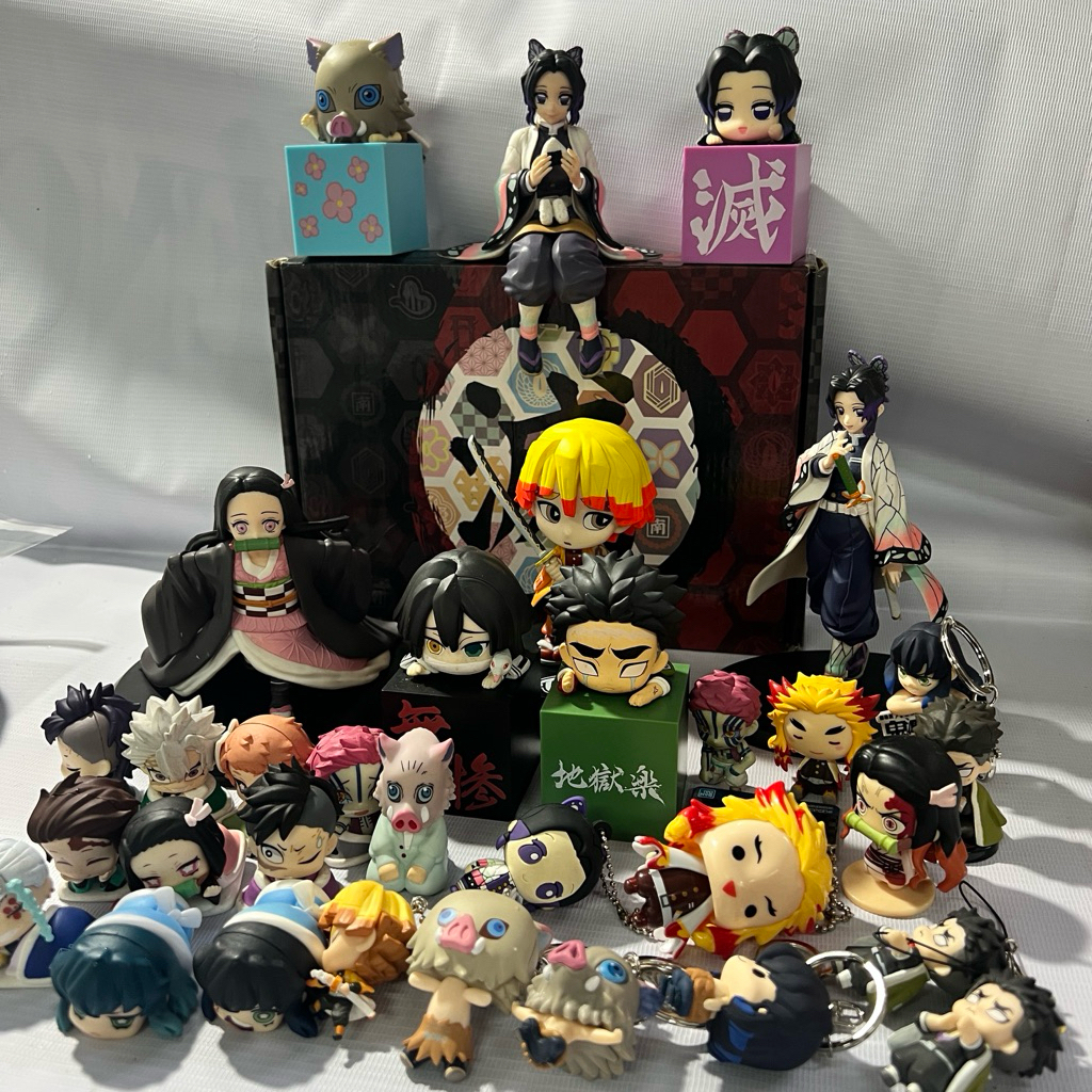 (Assorted) BANDAI DEMON SLAYER KIMETSU NO YAIBA CHARACTERS MERCH ...