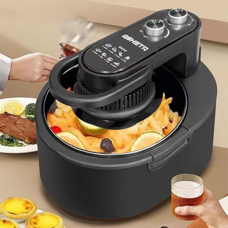 9L large-capacity visual all-in-one air fryer household automatic knob ...