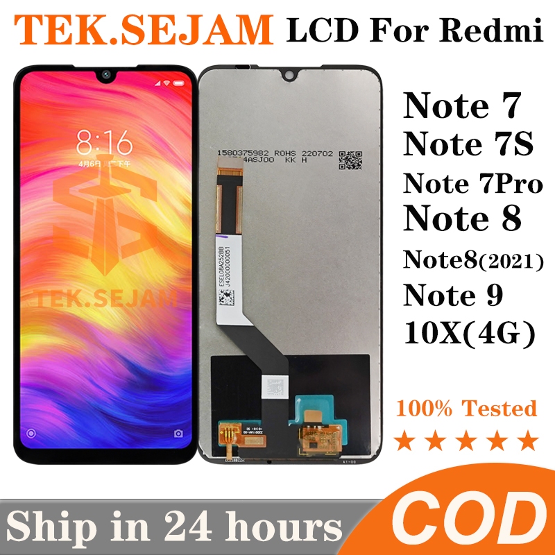 For Redmi Note7/7Pro/7S/Note 8/Note9 Note10 ORIGINAL LCD Touch Screen Digitizer Assembly ...