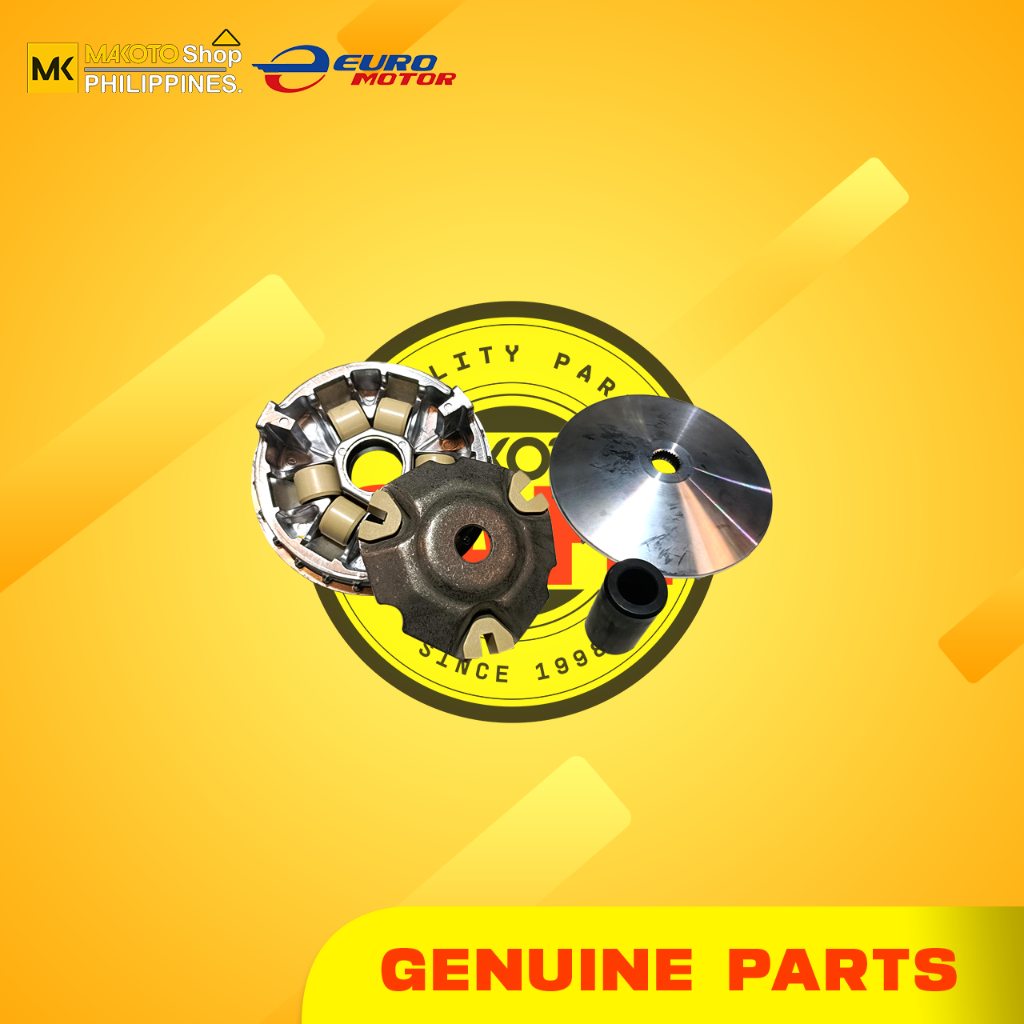 Euro Pulley Assy Drive (CVT) Motorcycle Parts (Samurai 155i) | Shopee ...
