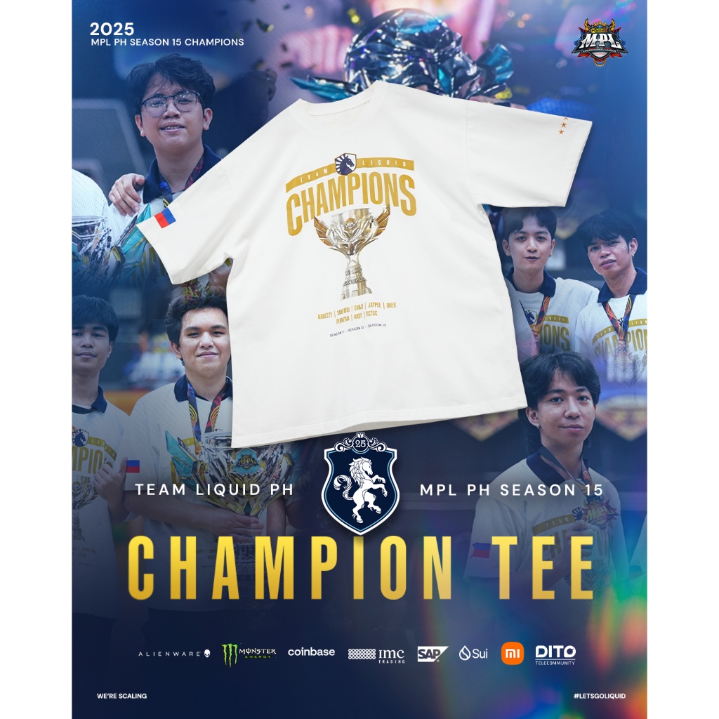 TLPH S15 CHAMPION TEE | Shopee Philippines