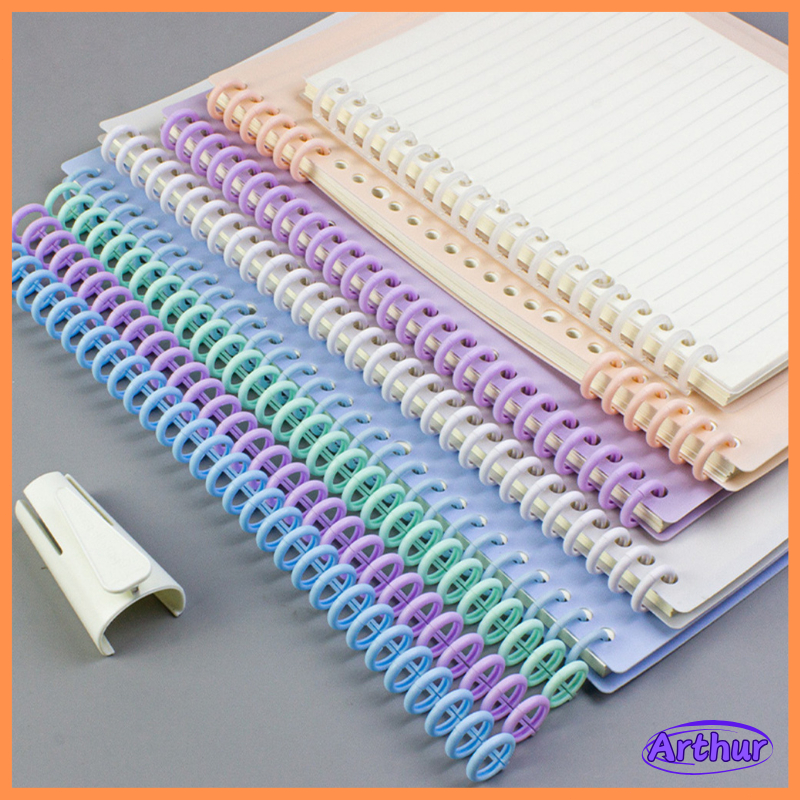 30-Hole Loose-leaf Plastic Binder Rings binder Spiral Binding Strips ...