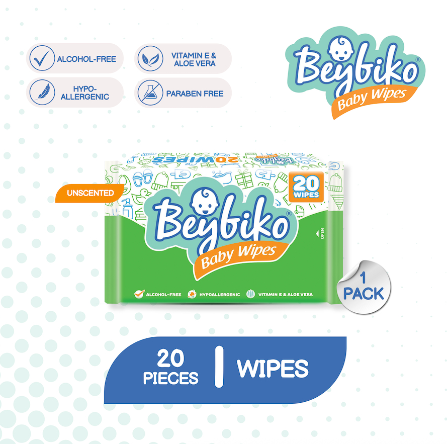 Beybiko Baby Wipes 20 sheets | Shopee Philippines
