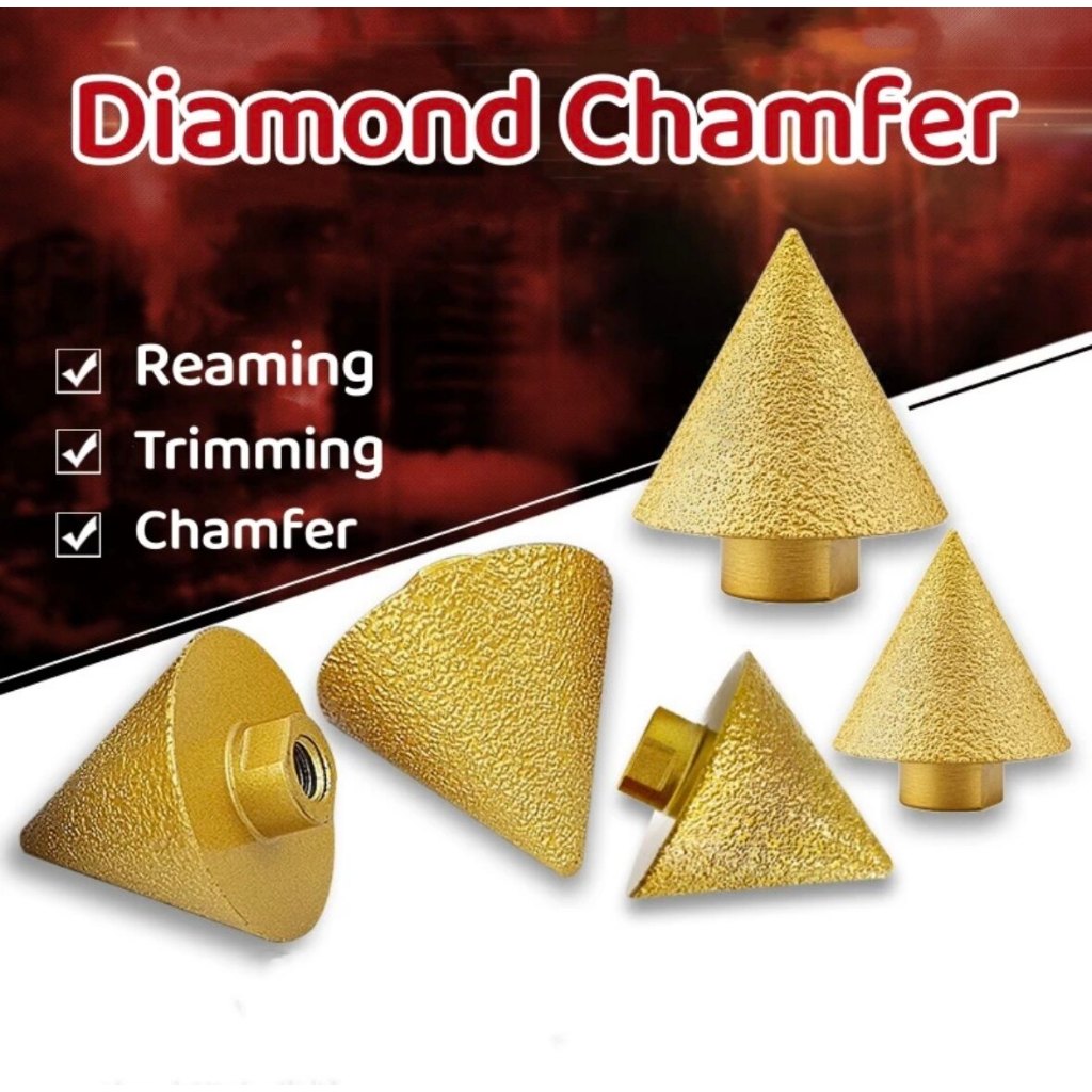 Diamond Beveling Chamfer Bit Cone M10 Thread Punching Expanding Drill ...