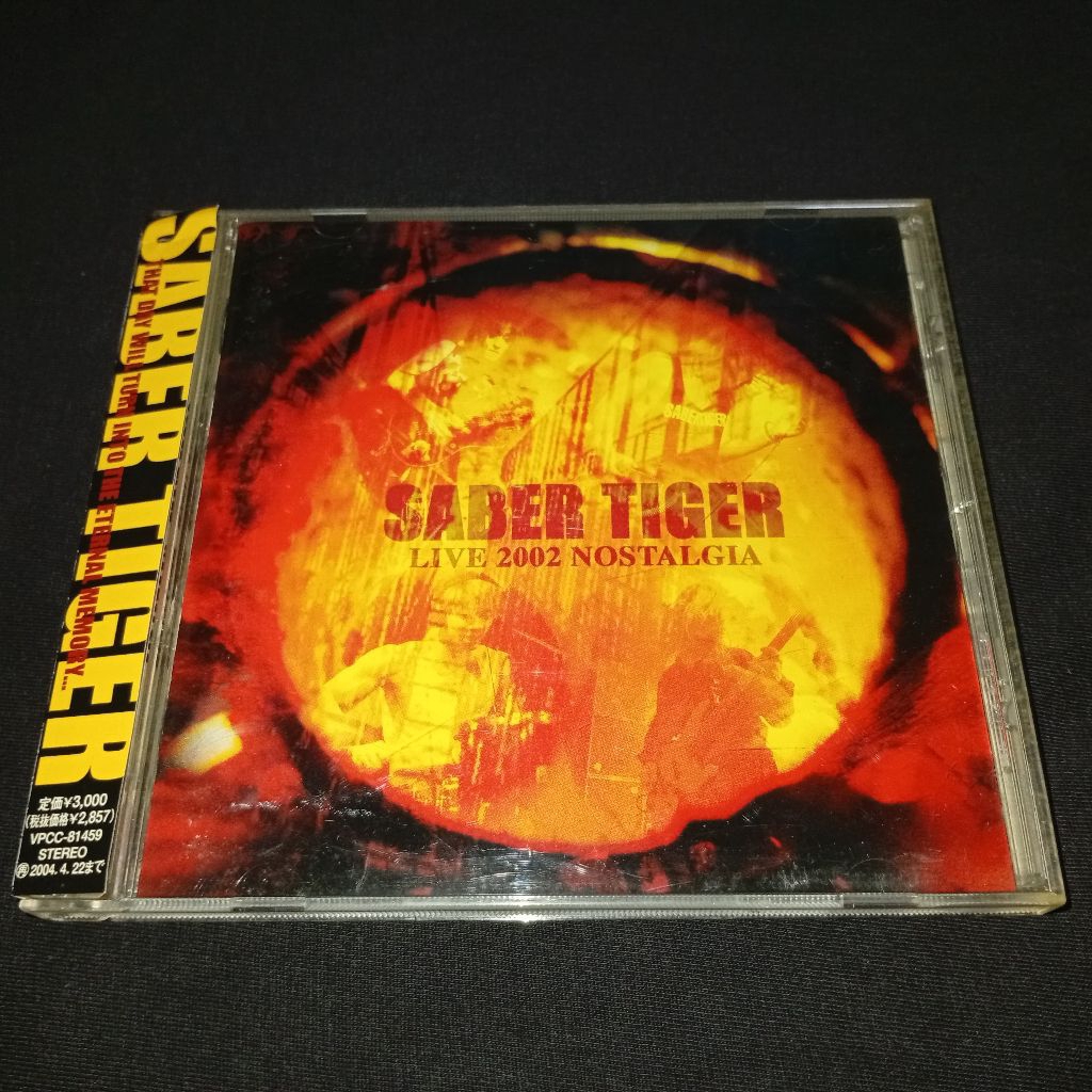 SABER TIGER - Live 2002 Nostalgia CD Japanese Heavy Metal Jrock music ...