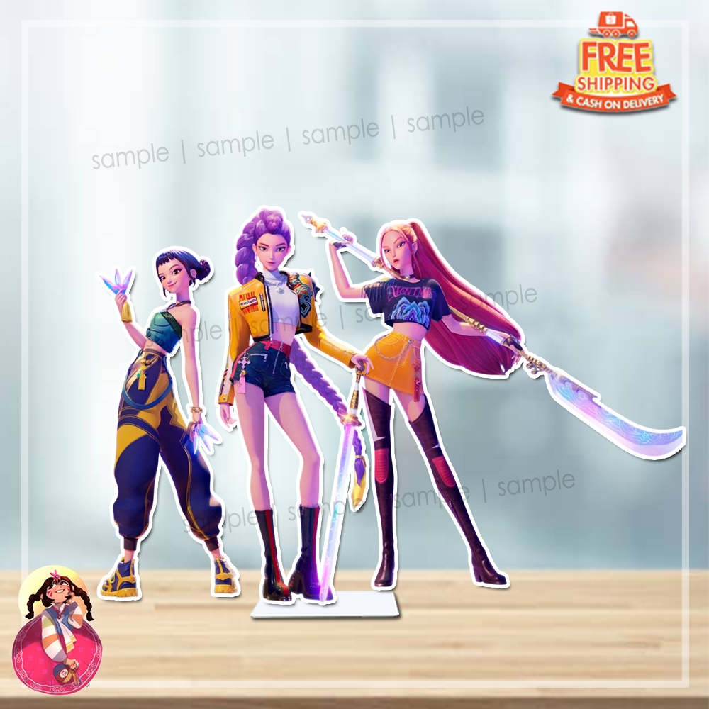 Huntrix Standee Set | Saja Boys Laminated PVC Display | Kpop Demon ...