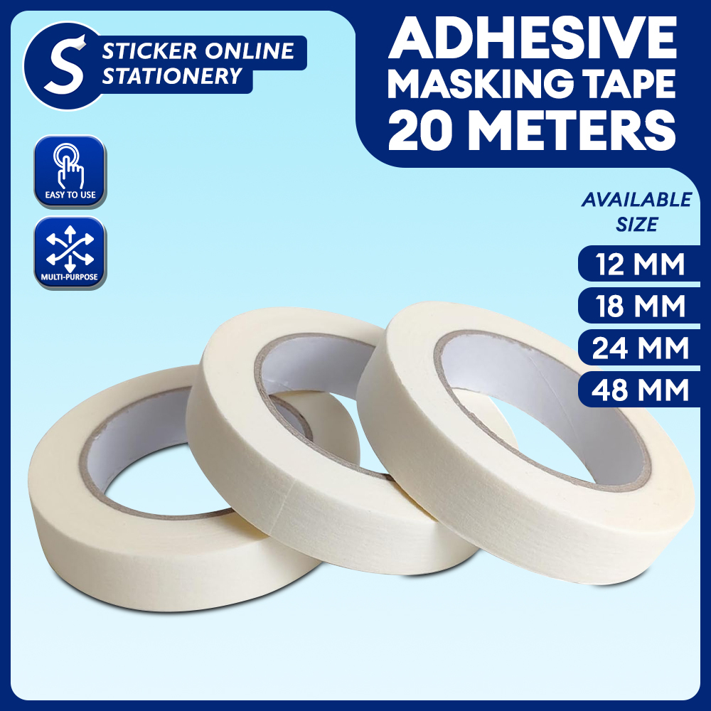Masking tape Polytape 20mtrs Strong Hold | Shopee Philippines