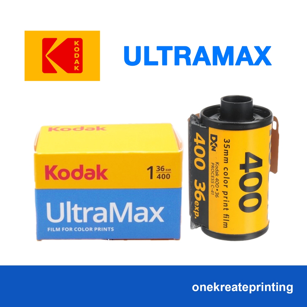 Kodak Ultramax 400 35mm film roll negative (36 exposure shots) | Shopee Philippines