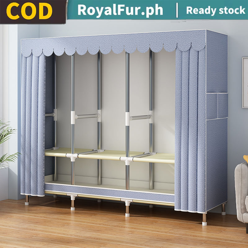 COD Simple Wardrobe Cloth Cover Dustproof Closet Cabinet for Clothes ...