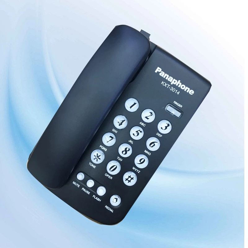 Corded Caller ID Telephone With Speaker Home Office Wired Landline Telephone Set Phone Caller ...