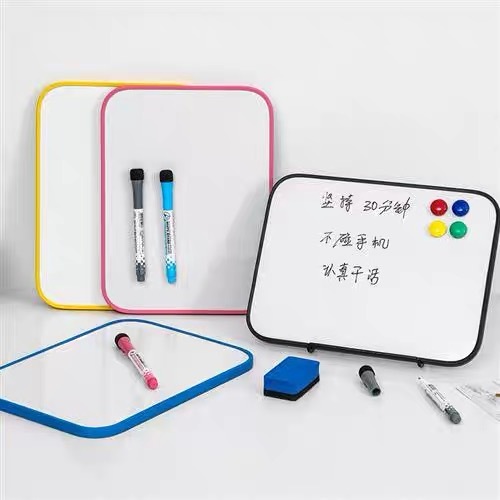 Double Side Usable Mini Marker Whiteboard Student School Writing Board ...