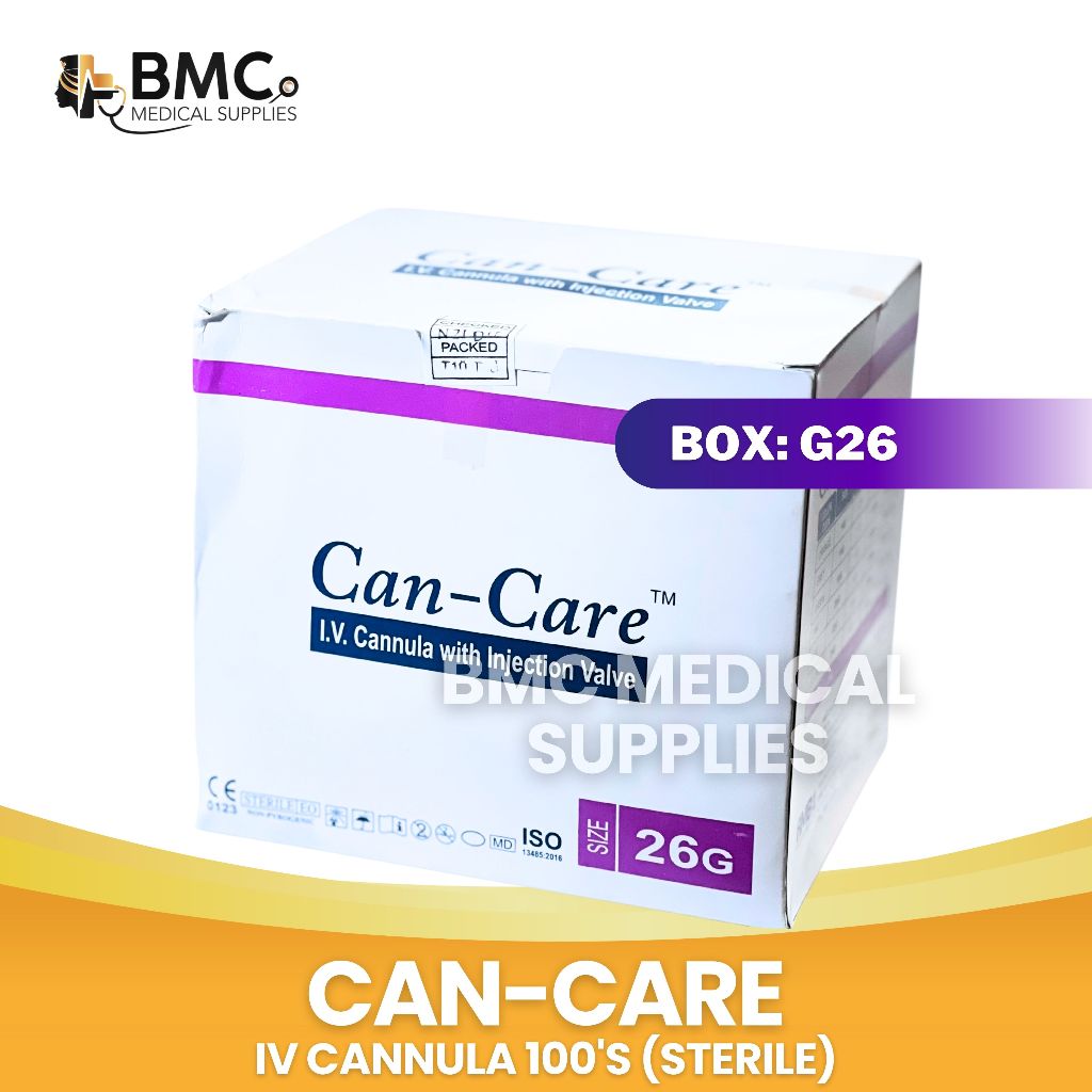 Can-Care INTRAVENOUS I.V Cannula(Sold Per Box) | Shopee Philippines