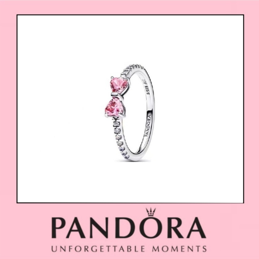Sparkling Pink Starlight Bow Ring Authentic | Shopee Philippines