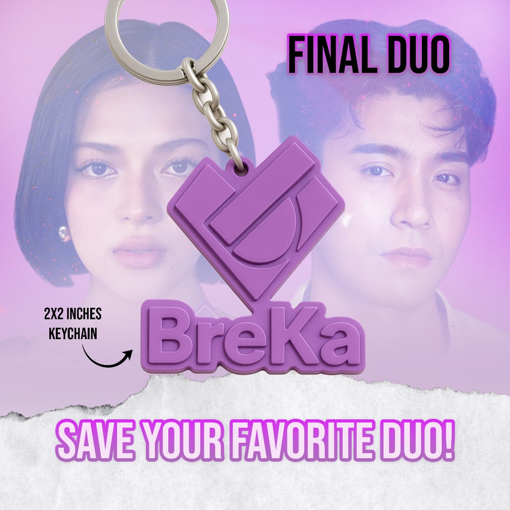 PBB DUO BreKa Fan Keychain - 2x2in Purple | Show Your Support! | Shopee ...
