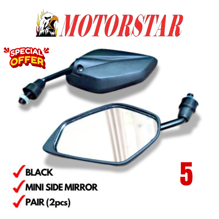 Motorstar Star-X155 IIA Side Mirror Genuine Parts Short Stem | Shopee ...