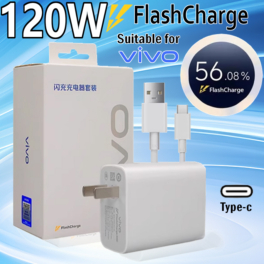 Compatible VIVO 66W/80W/120W Flash Charger Fast Charge Adapter For IQOO ...