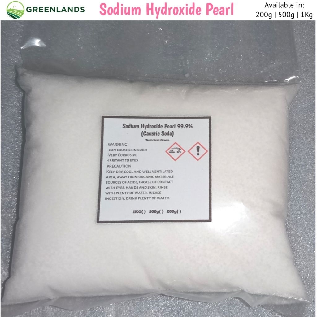 Sodium Hydroxide | Caustic Soda Lye Pearl Technical 1KG | Shopee ...