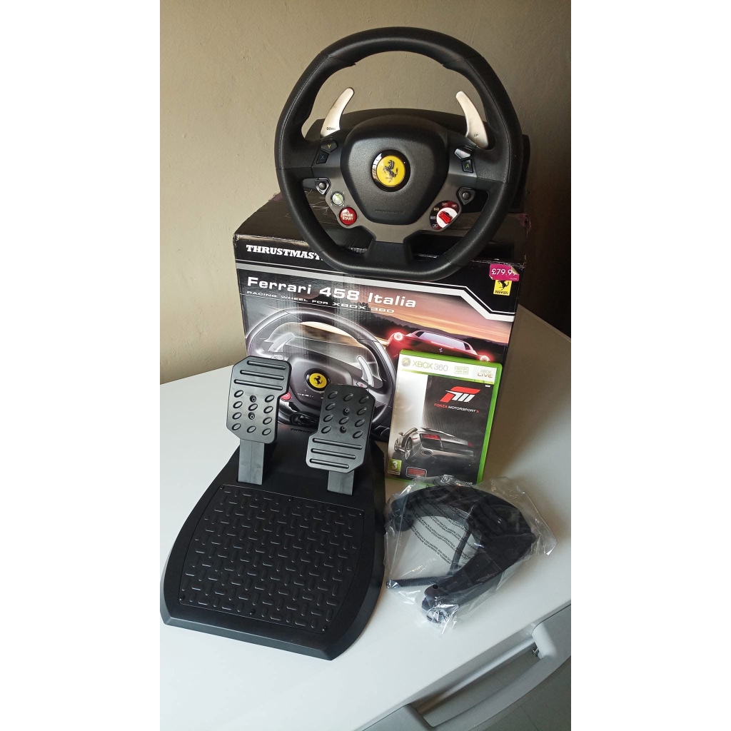Thrustmaster TX Ferrari 458 Italia Edition Wheel & Pedals(Series/XB1 ...