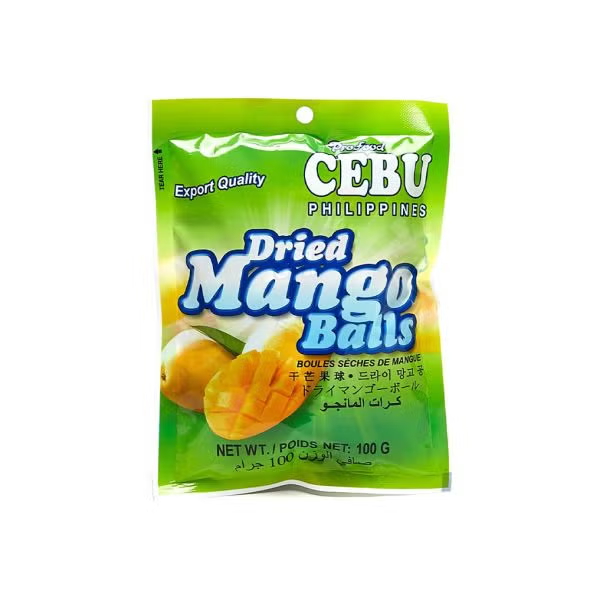 Profood Cebu Dried Mango Balls 100g | Shopee Philippines