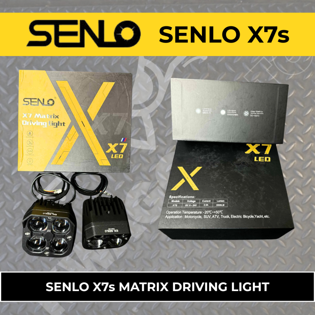 SENLO X7s Matrix Driving Light | Shopee Philippines