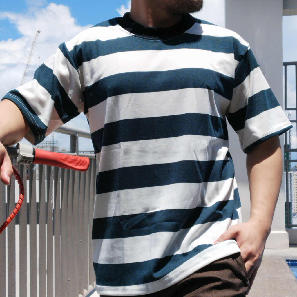 T-shirt Shirt (Spanribs Cotton) Pro Club Inspired Stripes unisex trending 2022 | Shopee Philippines