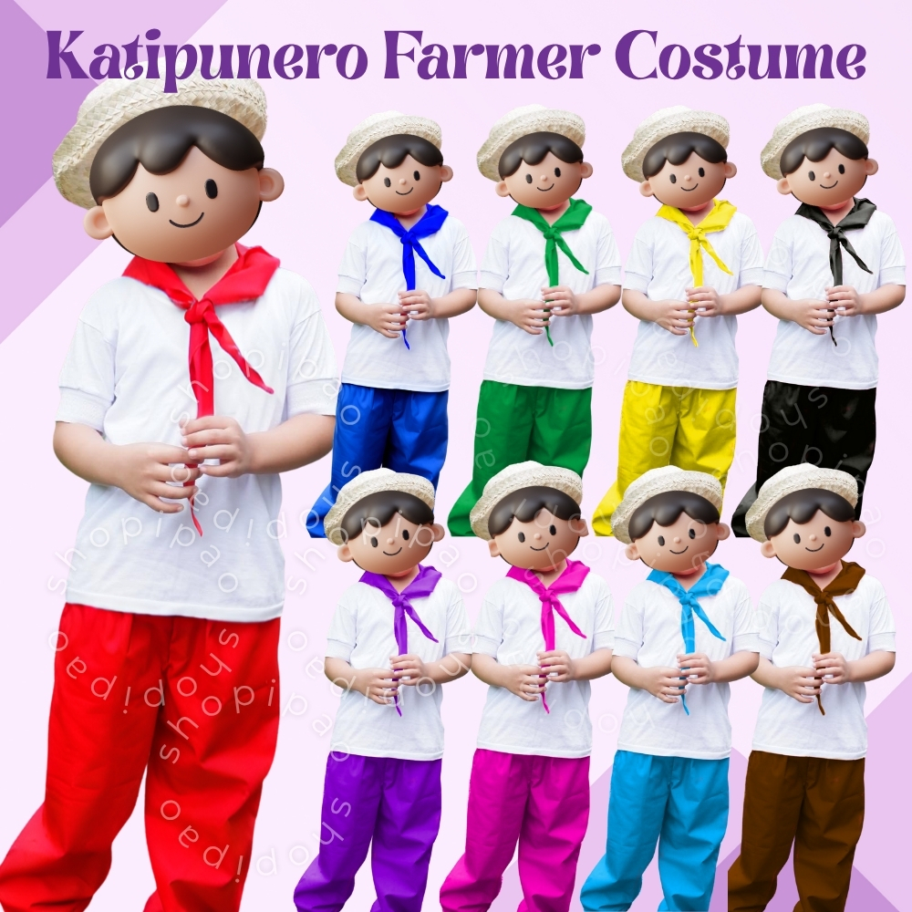 SPP Katipunero Magsasaka Farmers Costume Set Buwan ng Wika Traditional ...
