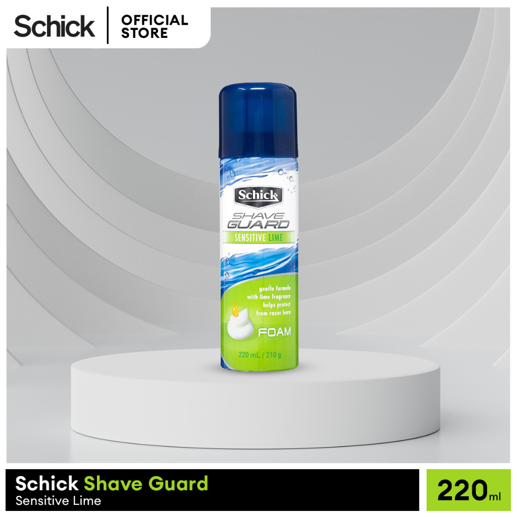 Schick Shave Guard Sensitive Lime Foam 220ML | Shopee Philippines