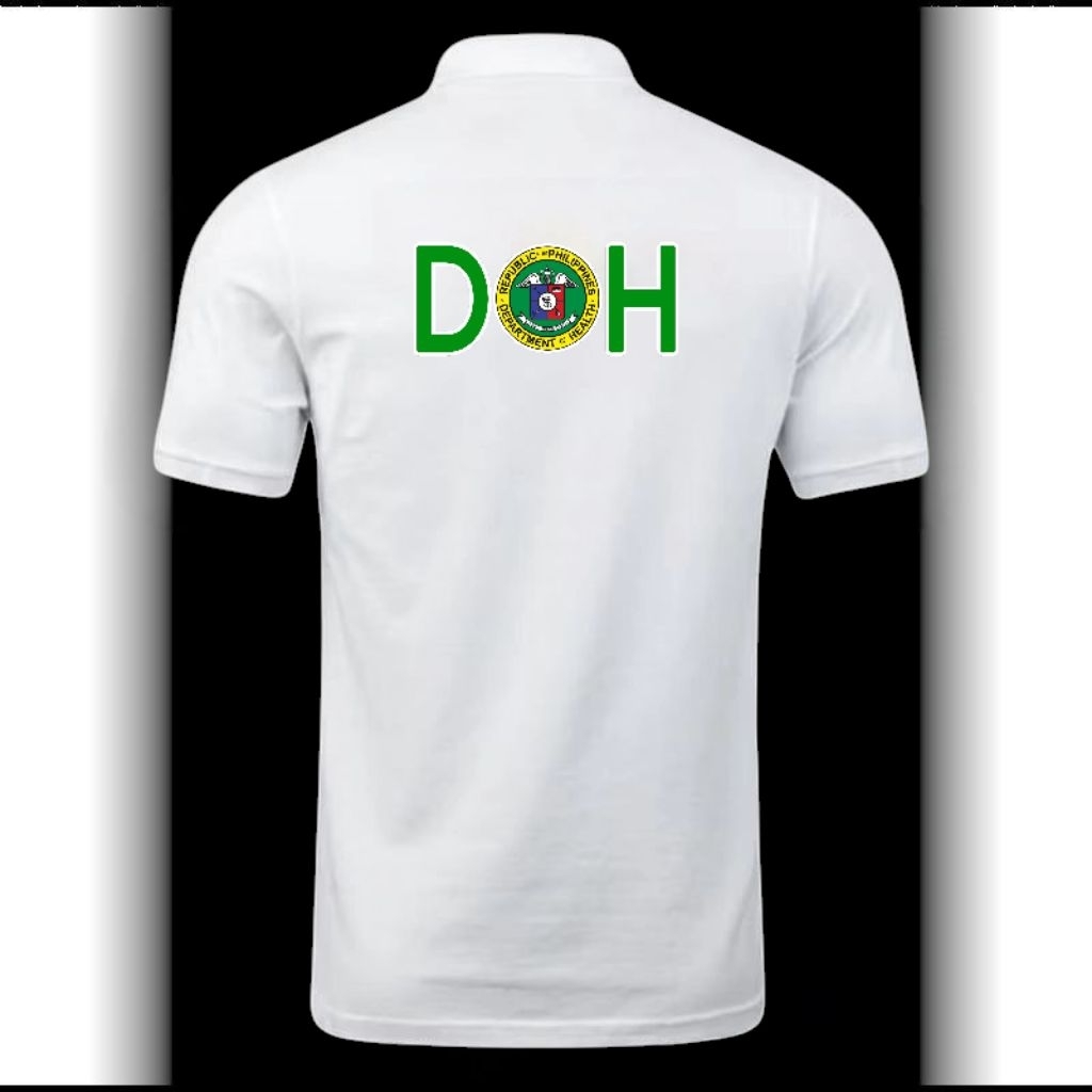 DOH Honeycomb Cotton Polo Shirt - Front and Back Logo | Shopee Philippines