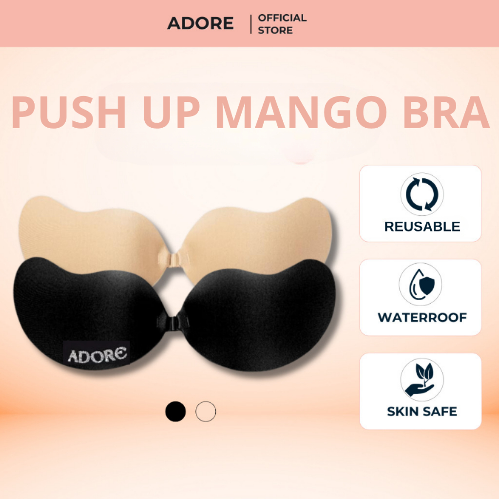 ADORE Mango Push Up Silicon Bra Adhesive Bras Silicone Pads Anti Drop ...