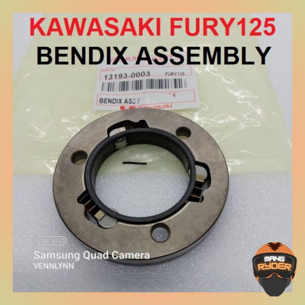 KAWASAKI FURY 125 | STARTER BENDIX | GENUINE PART | 13193-0003 | Shopee ...