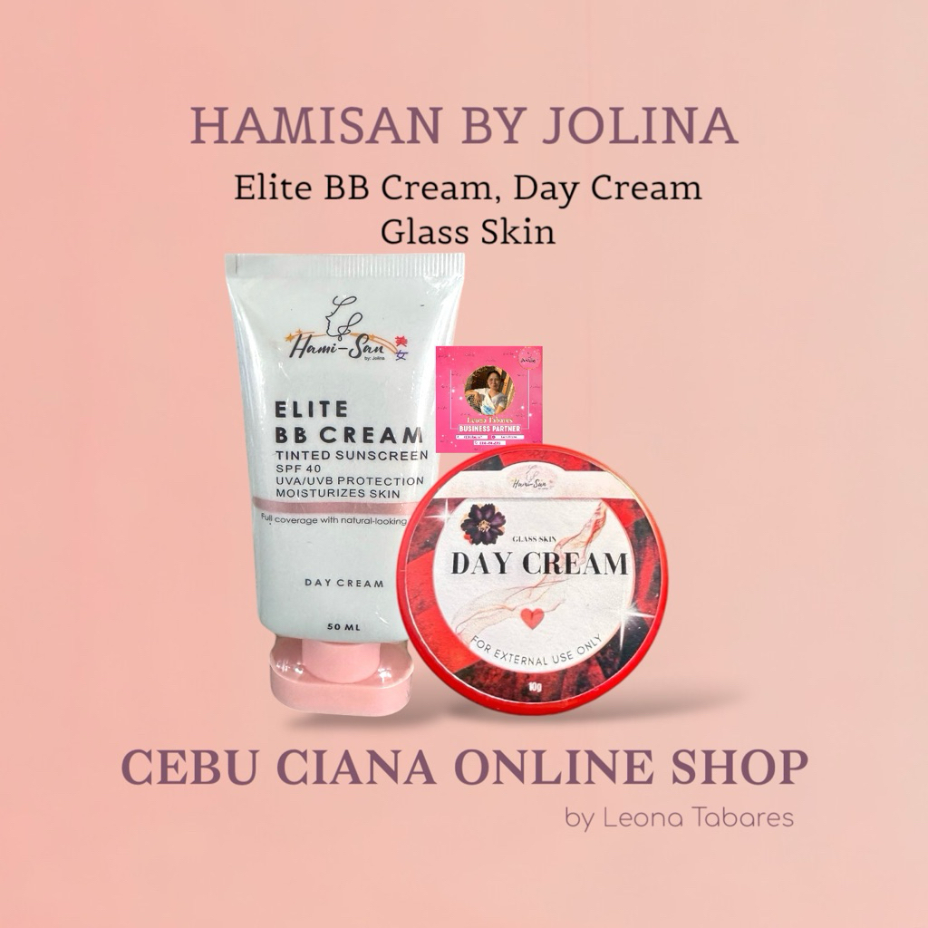 HAMISAN ELITE BB CREAM + DAY CREAM Hami-San by Jolina | Shopee Philippines