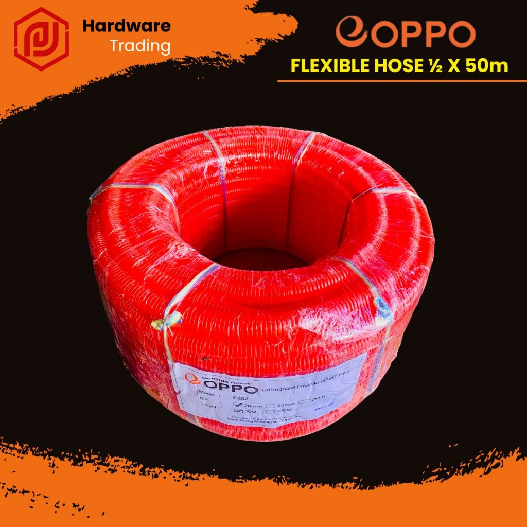 eOPPO FLEXIBLE HOSE 1/2 X 50 METERS ORANGE | Shopee Philippines
