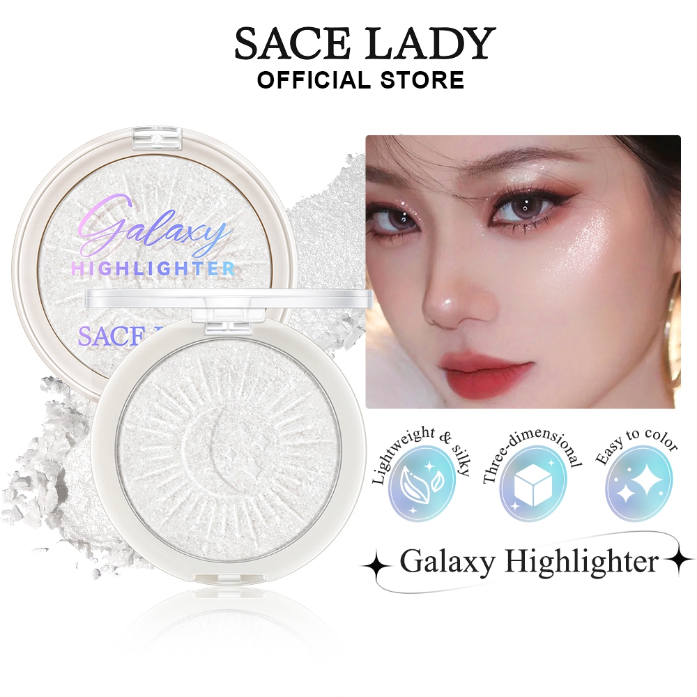 SACE LADY Lightweight Galaxy Highlighter Powder Smooth Easy to color ...