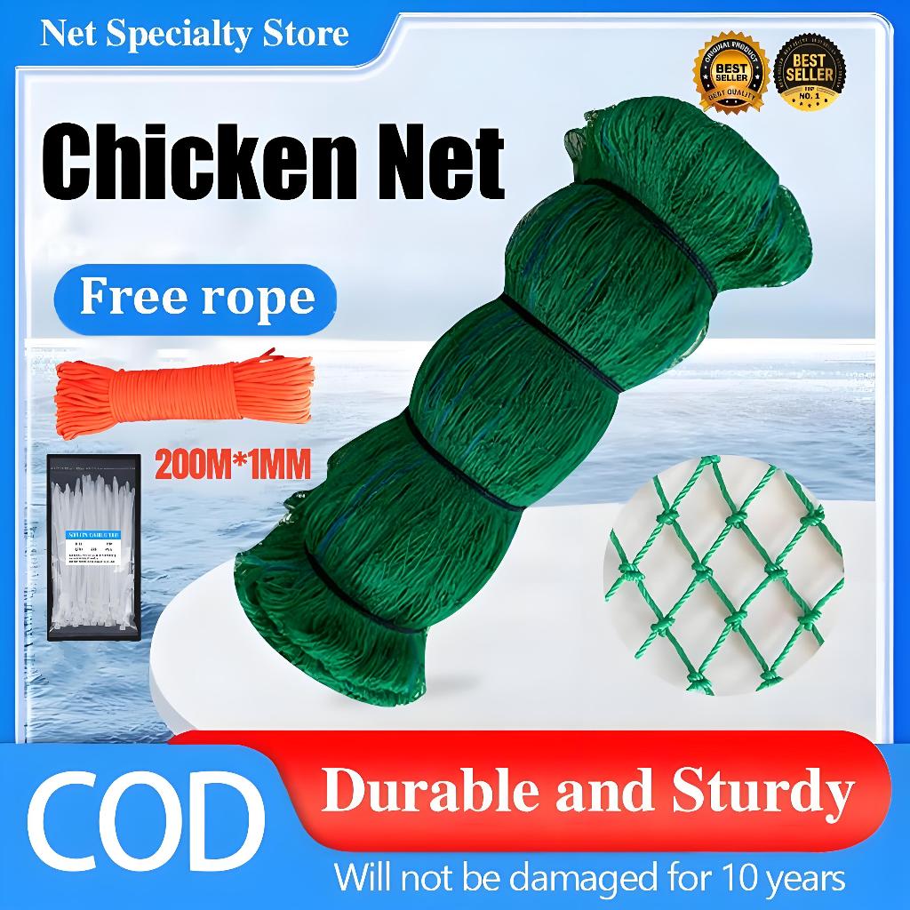 20M/50M Chicken Net Range Net For Chicken Lambat Outdoor Fishing Net ...