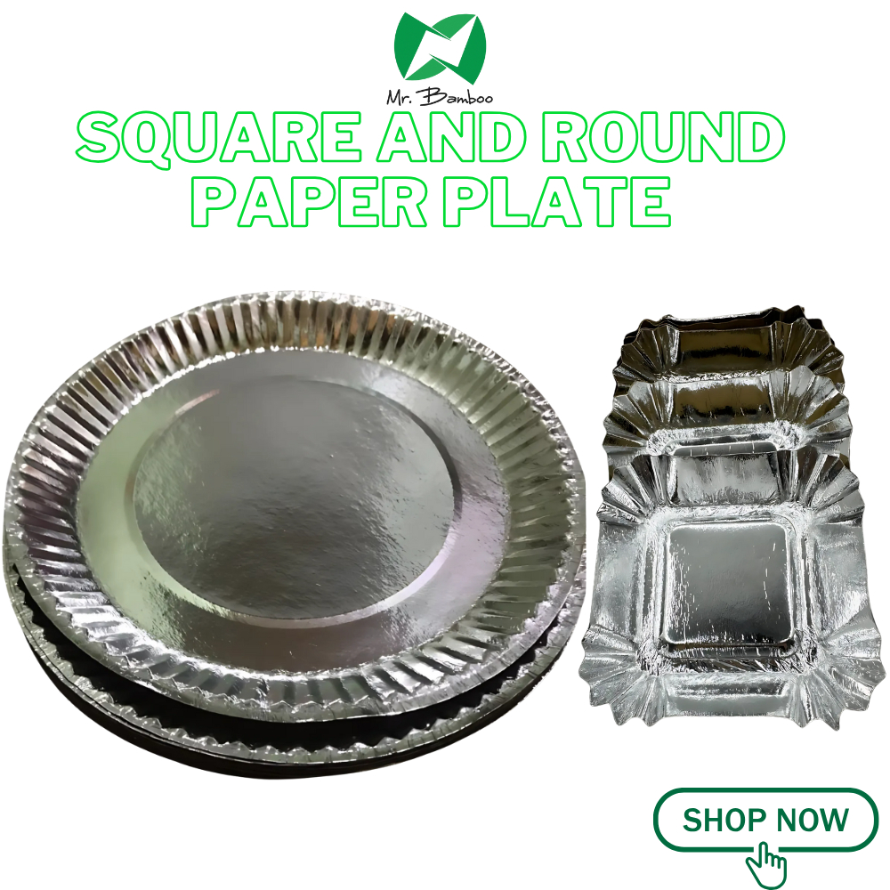 Eco-Friendly Paper Plates | Greaseproof Disposable Food Trays for Party ...