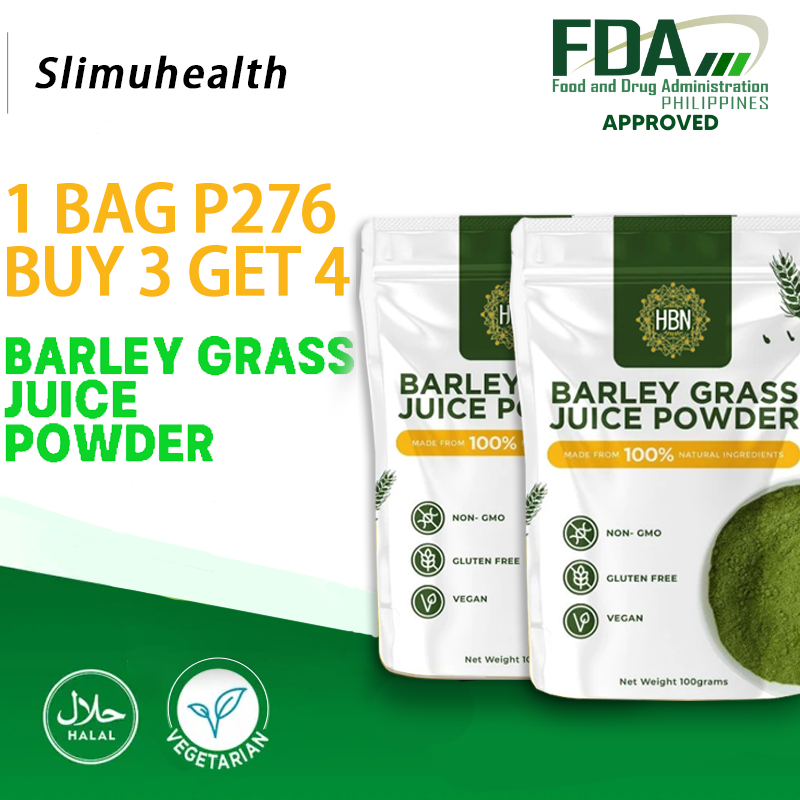 HBN Barley Grass Powder 100g – Pure Organic Healthy Drink | Shopee Philippines
