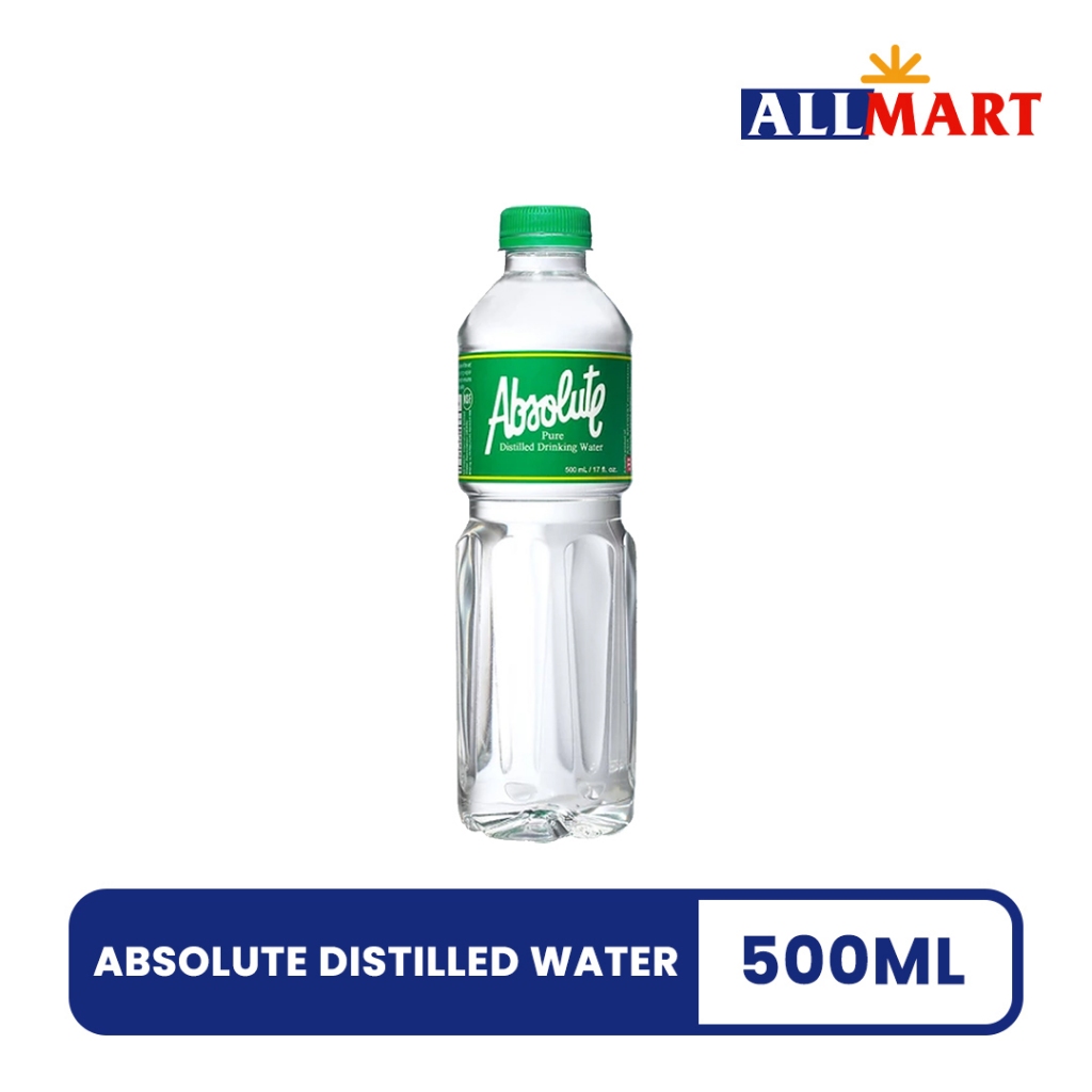 Absolute Distilled Water 500ml - AllMart Online Grocery | Shopee ...