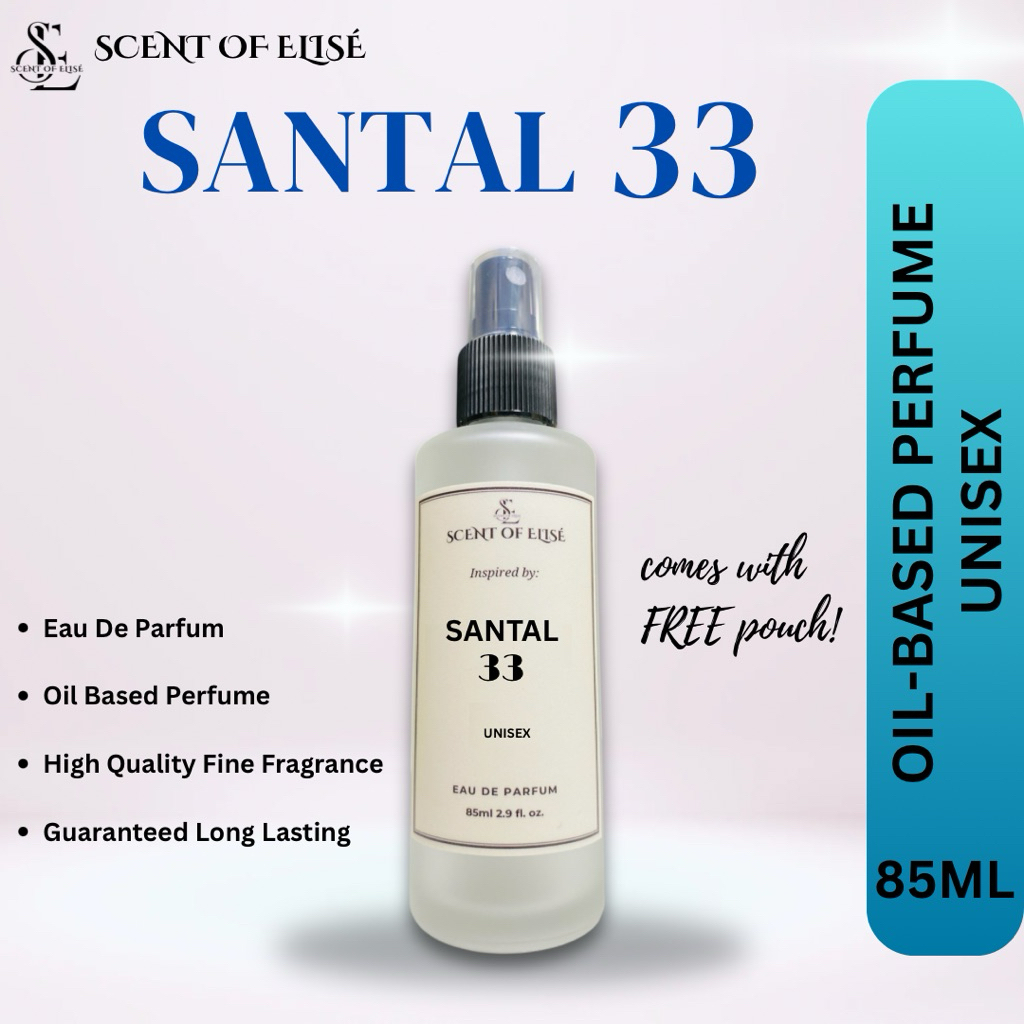 SANTAL 33 LeLlabo Unisex 85ml Inspired Oil Based Perfume by Scent of ...