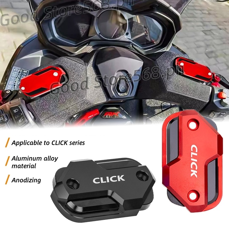 Alloy CNC Front Brake Fluid Cap Cover For Honda Click V2 V3 160 Oil ...