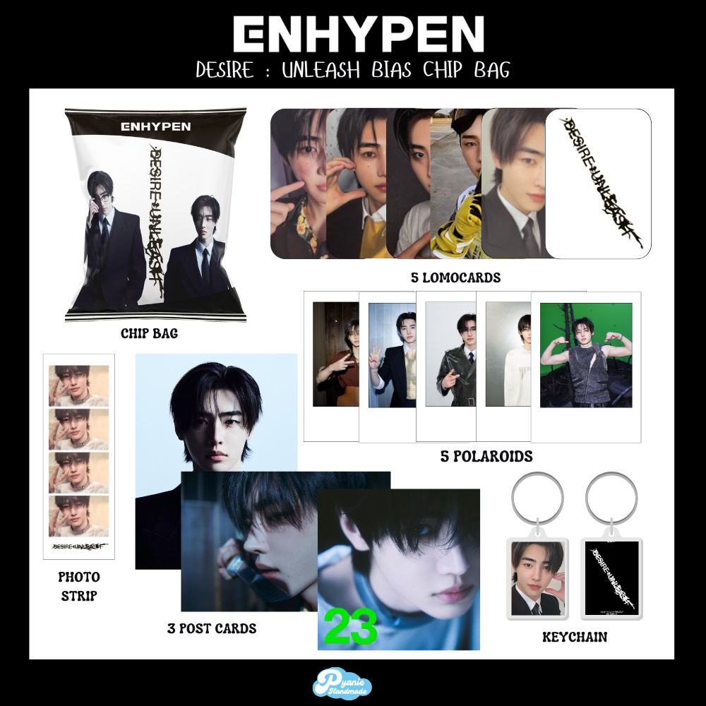 ENHYPEN DESIRE: UNLEASH CHIP BAG KIT (UNOFFICIAL) | Shopee Philippines